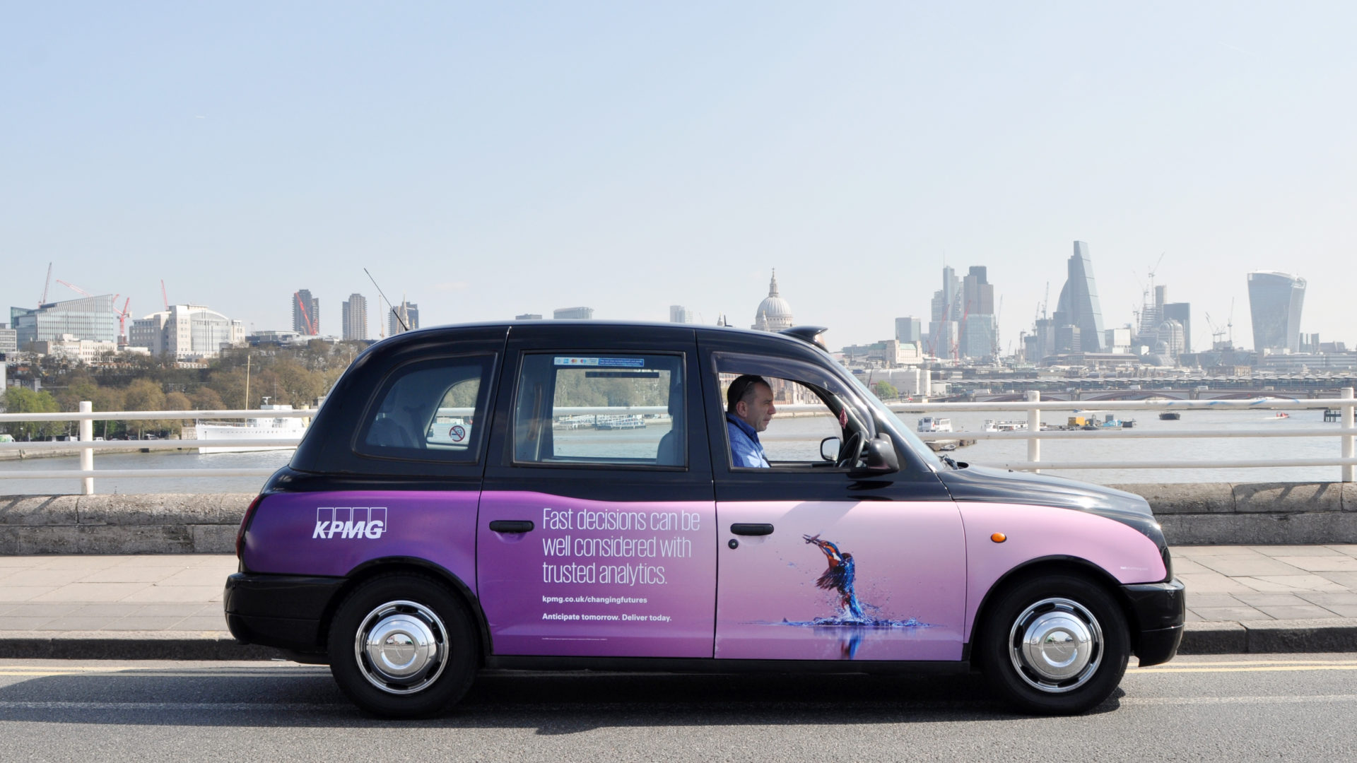 KPMG Taxi Advertising campaign | Taxiadvertising.com