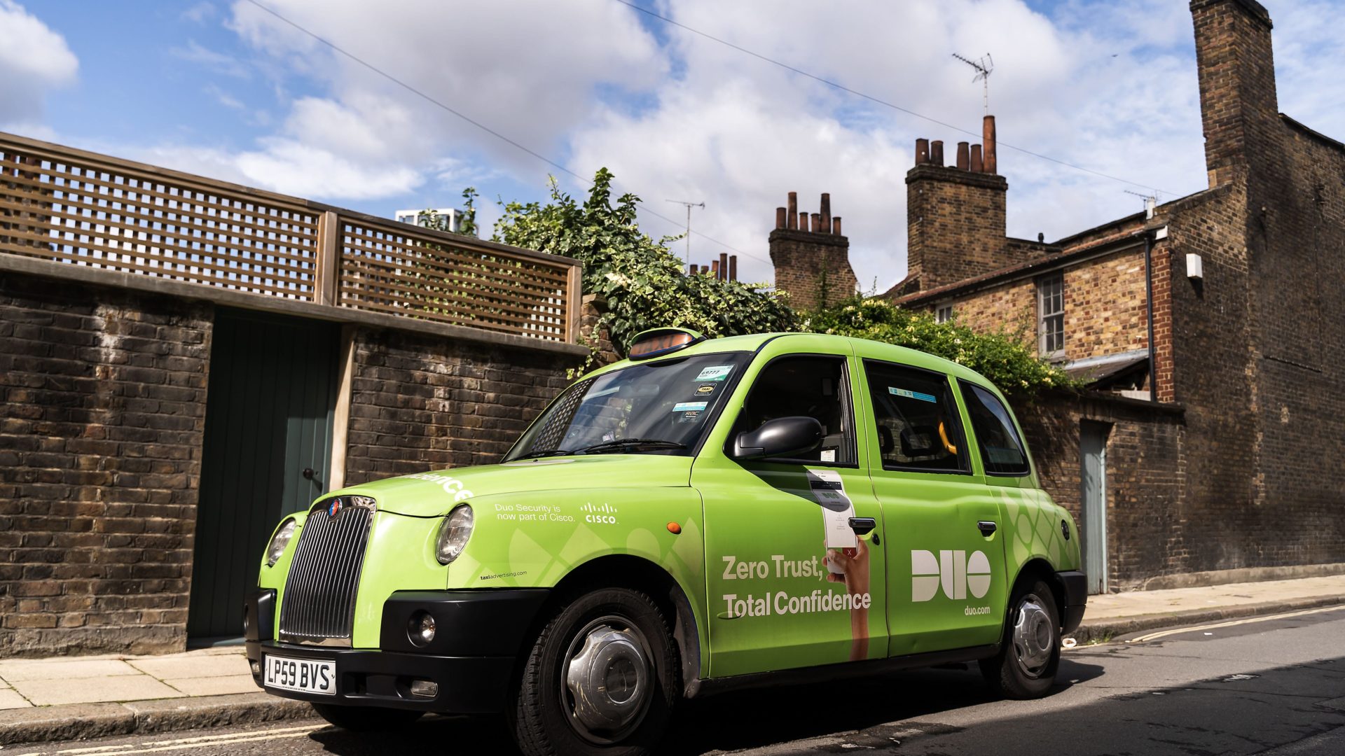 Duo Security Taxi Advertising | Taxiadvertising.com